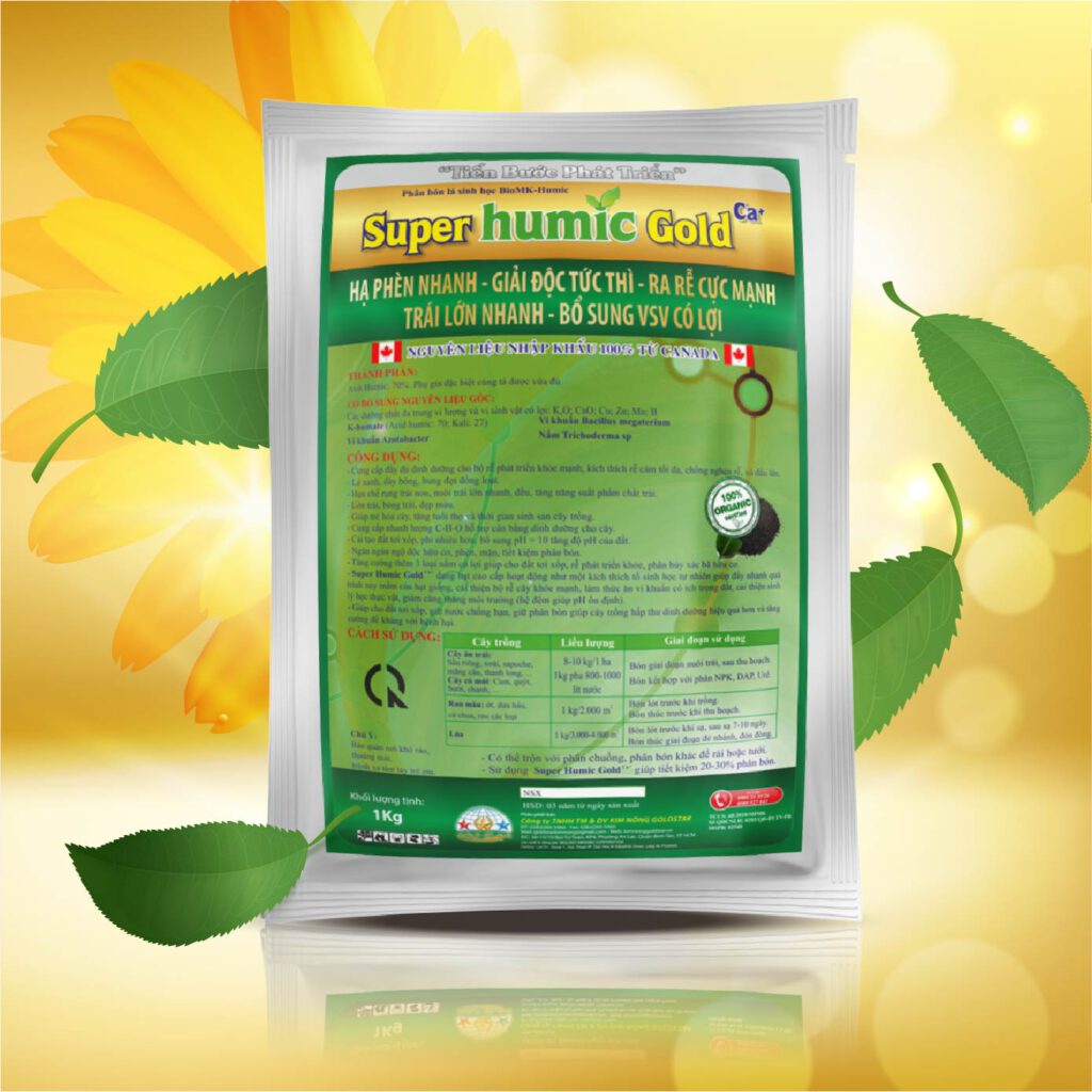 Super Humic Gold Canada • Kim Nông Gold Star